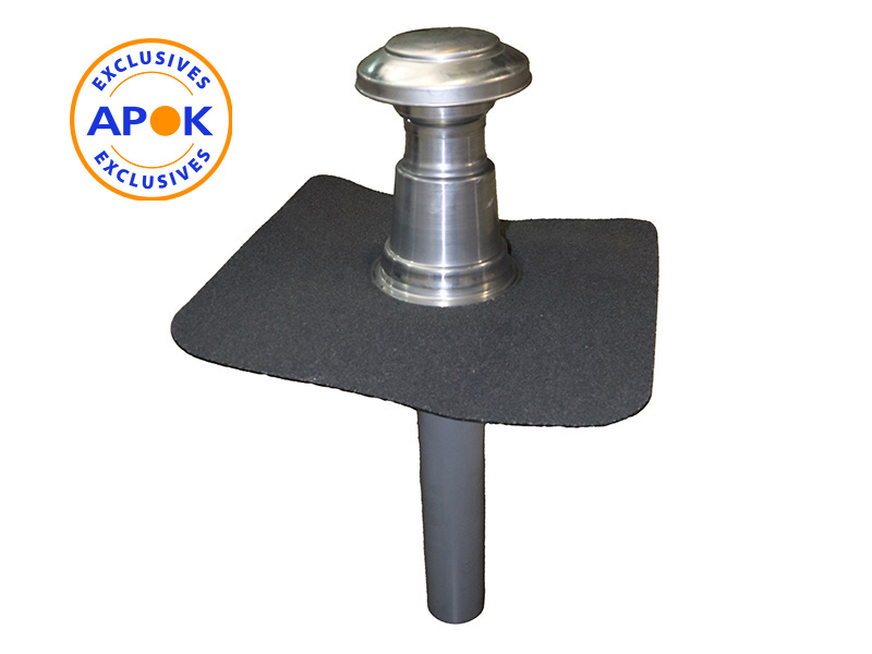 APOK VERLUCHTING DUBBELWANDIG D125 L500 APOMAX | Apok.be