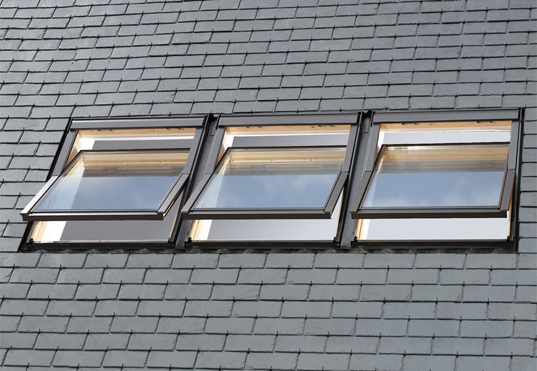 VELUX EKL UK08 0003 134X140CM GOOTSTUK - RECHTS (VLAKKE DAKMATERIALEN ...