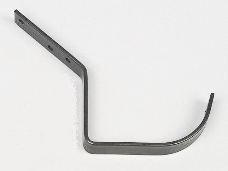 GOOTHAAK HRRL H/R RECHT INOX 1.4301 ZWART MET STAART | Apok.be